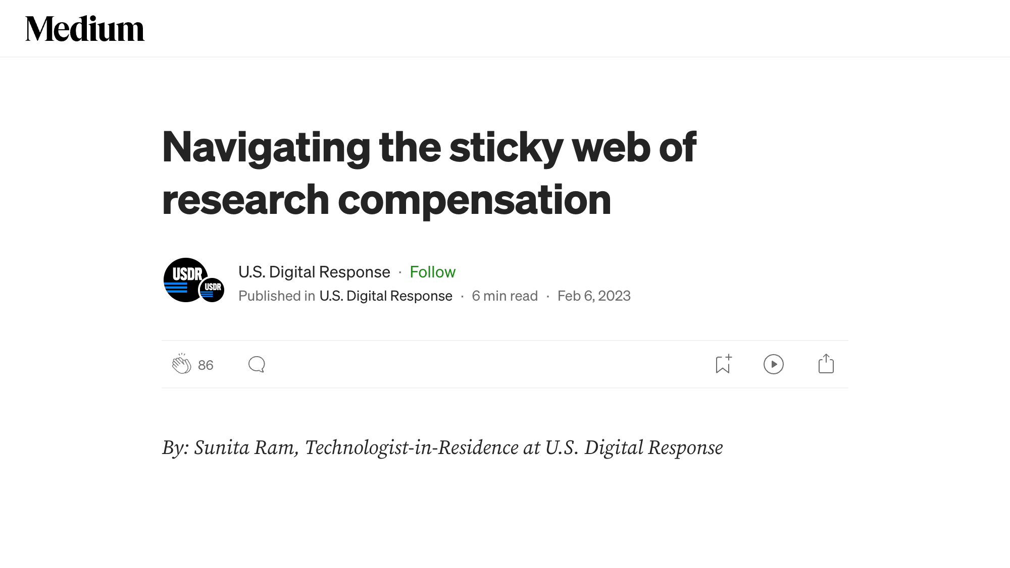 Navigating the Sticky Web of Research Compensation - Digital Government Hub