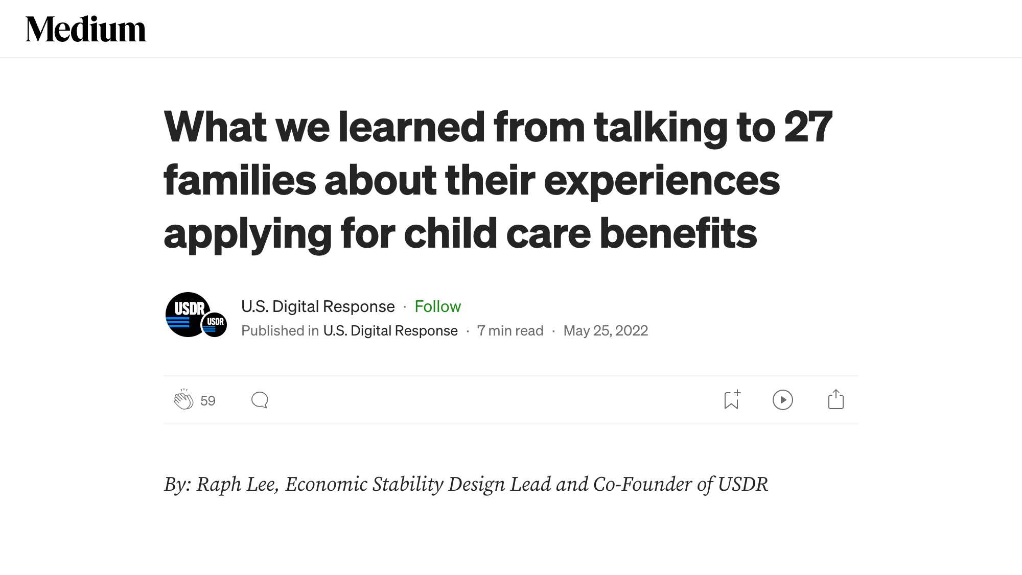 What we learned from talking to 27 families about their experiences ...