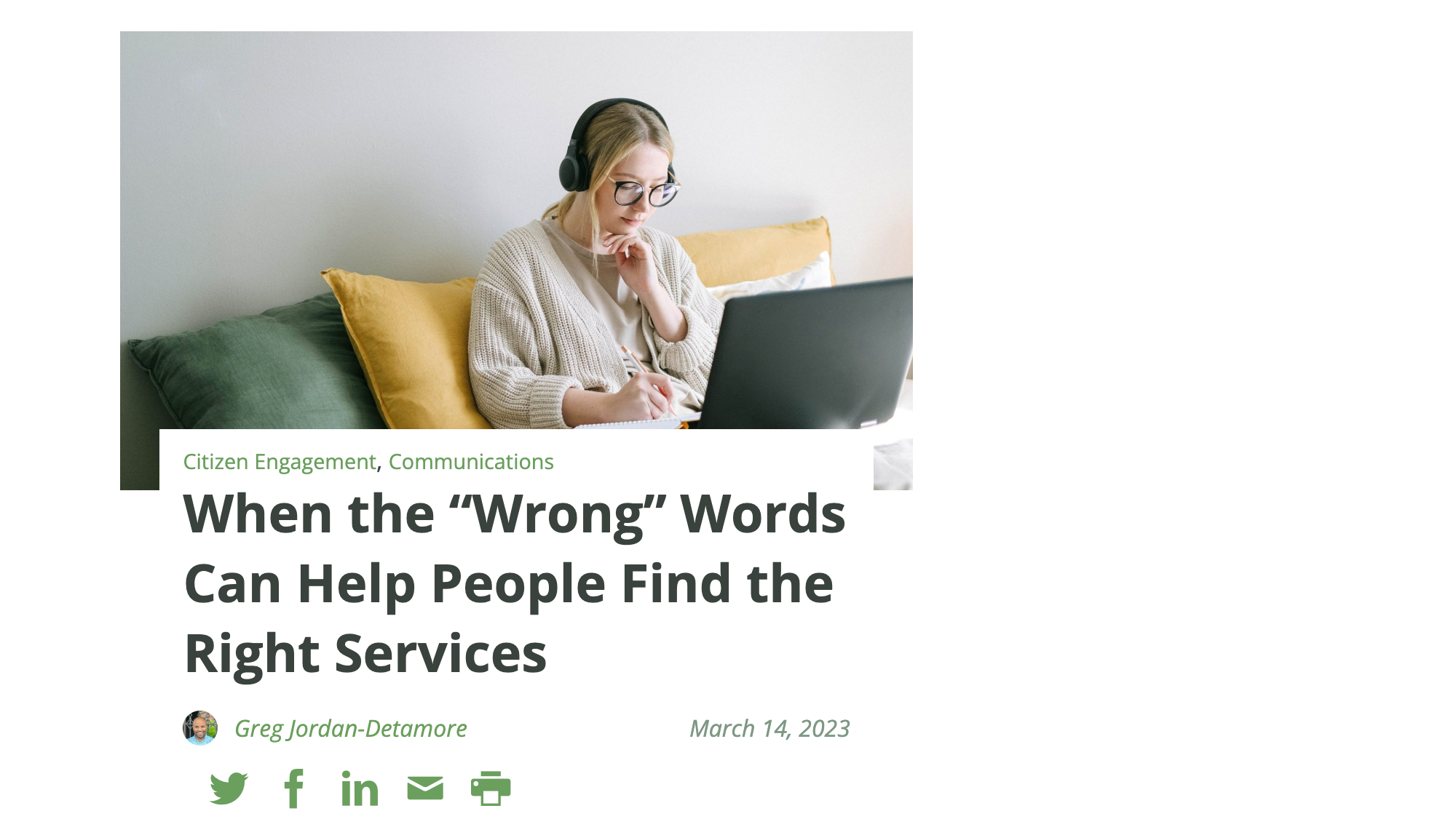 When the “Wrong” Words Can Help People Find the Right Services - Digital Government Hub