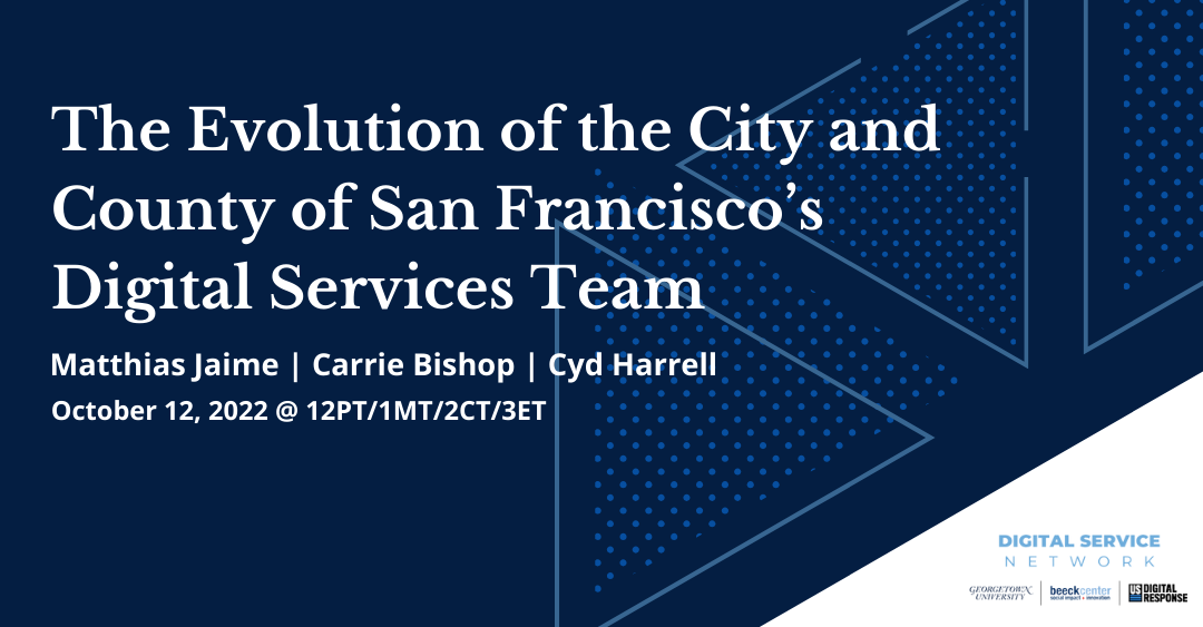 The Evolution of the City and County of San Francisco’s Digital ...
