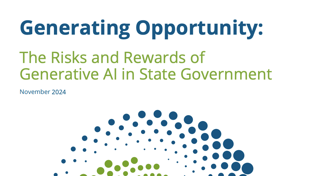 Generating Opportunity: The Risks and Rewards of Generative AI in State ...