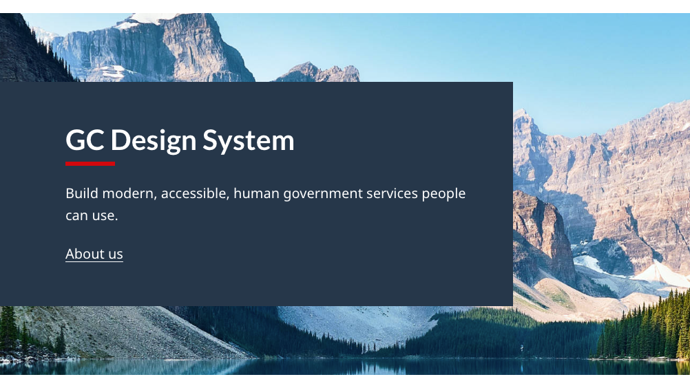 Government of Canada (GC) Design System - Digital Government Hub