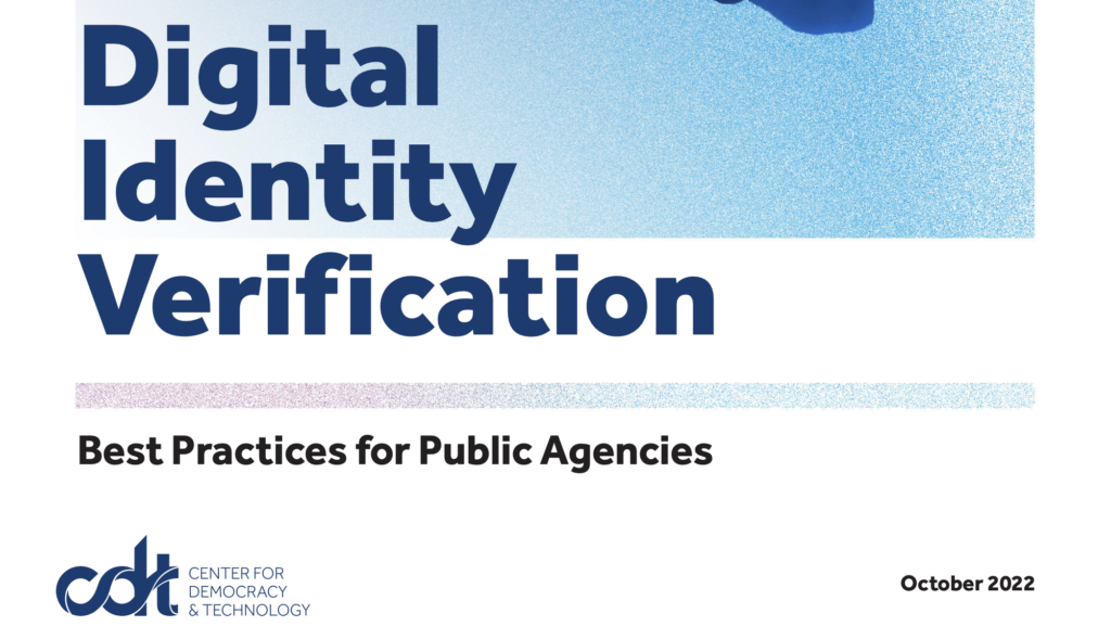 Digital Identity Verification: Best Practices for Public Agencies ...