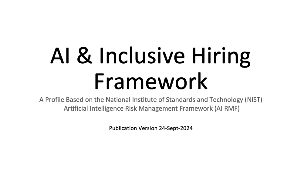 AI & Inclusive Hiring Framework - Digital Government Hub