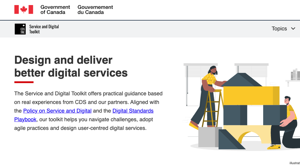 Canadian Service and Digital Toolkit - Digital Government Hub