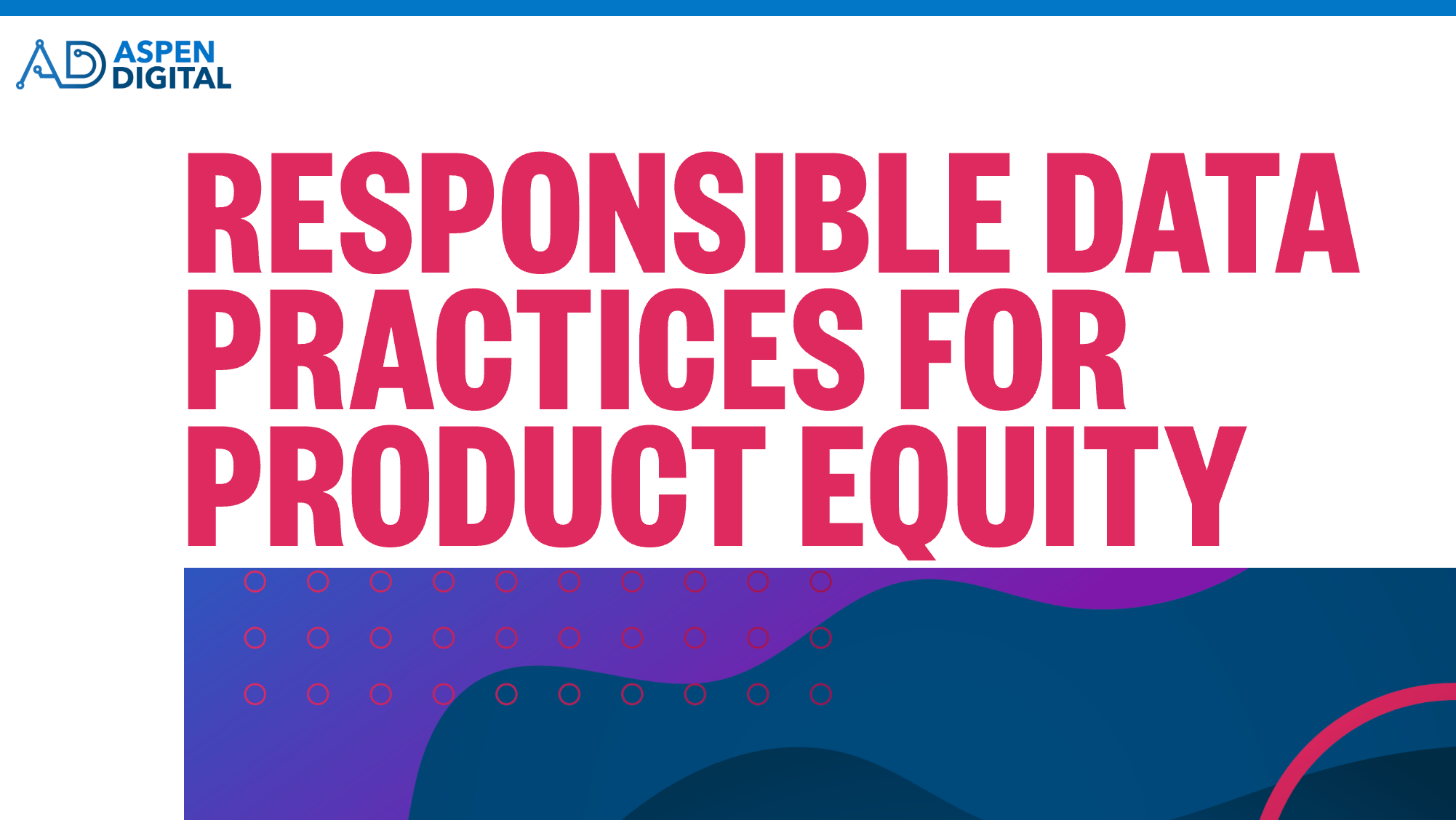 Responsible Data Practices for Product Equity - Digital Government Hub