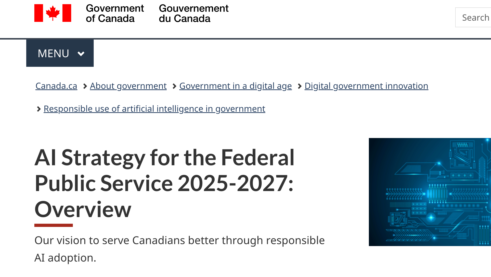 AI Strategy for the Federal Public Service 2025-2027 - Digital ...