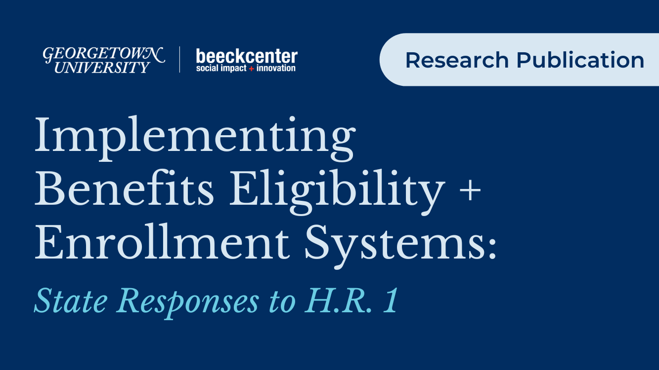 Implementing Benefits Eligibility + Enrollment Systems: State Responses ...