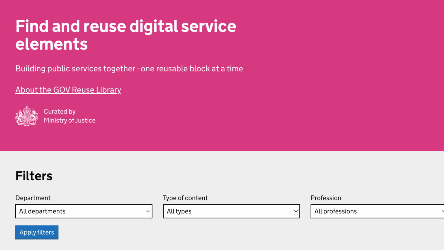 GOV.UK Design System - Digital Government Hub