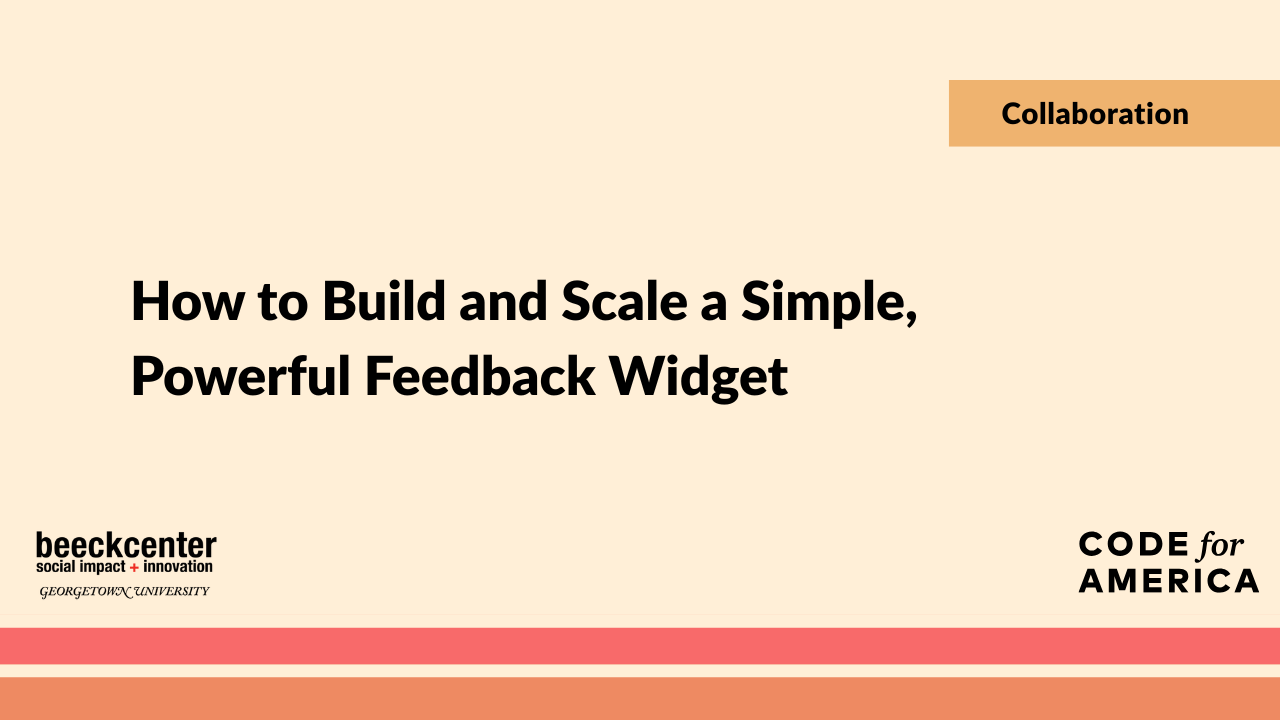 How to Build and Scale a Simple, Powerful Feedback Widget - Digital ...