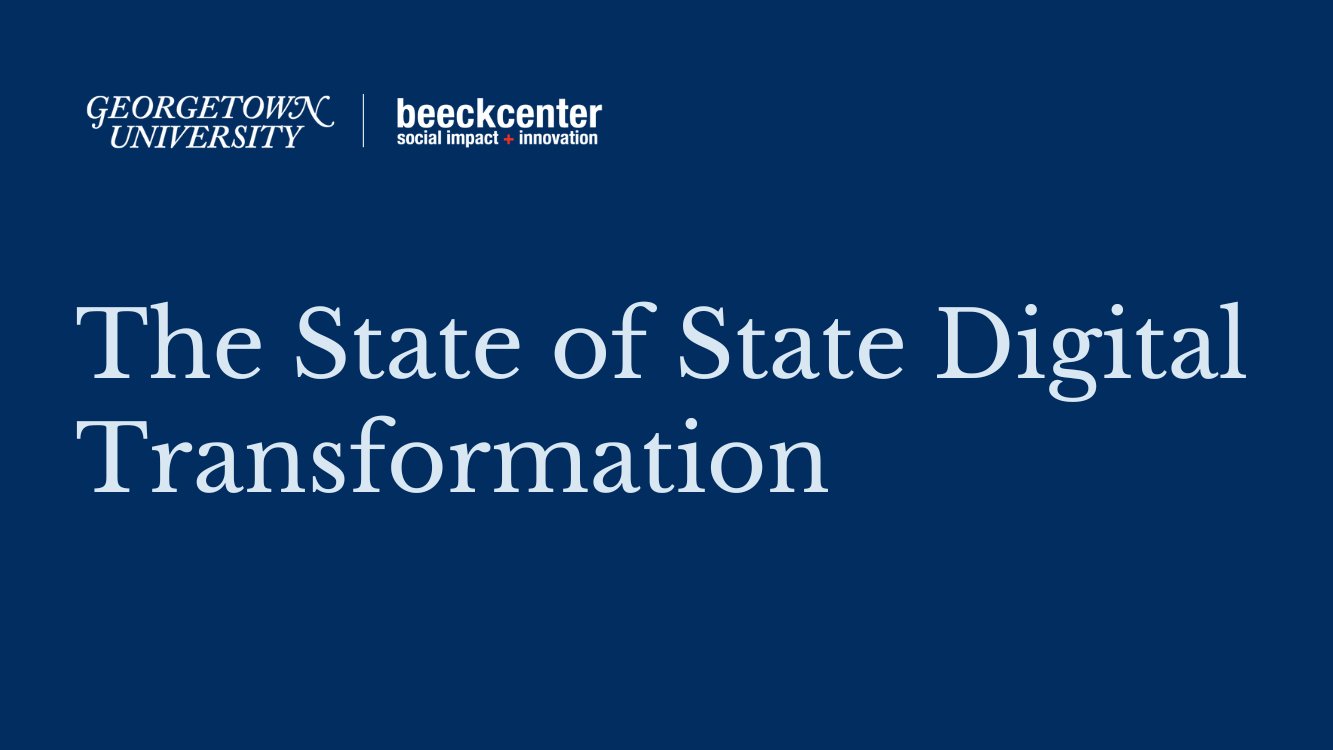 The State of State Digital Transformation - Digital Government Hub