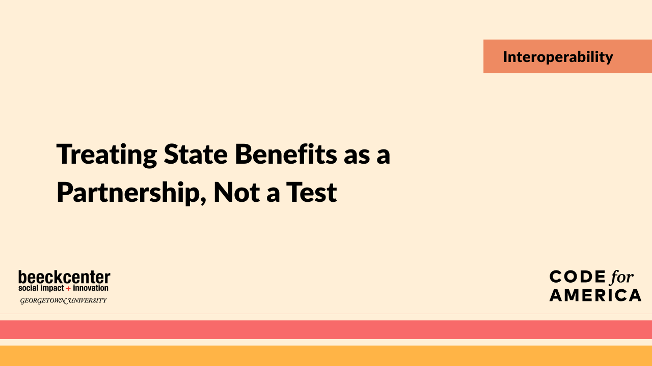 Treating State Benefits as a Partnership, Not a Test - Digital ...