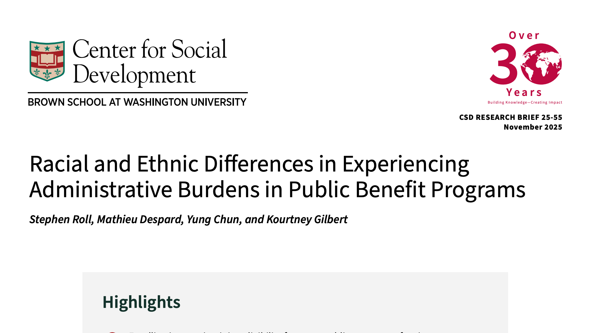 Racial and Ethnic Differences in Experiencing Administrative Burdens in ...