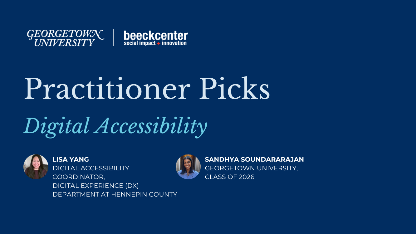 Practitioner Picks: Digital Accessibility Issue - Digital Government Hub