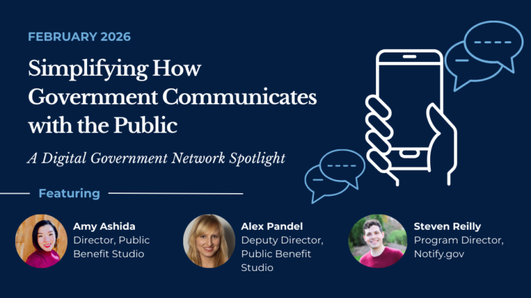 Simplifying How Government Communicates with the Public: A Digital ...