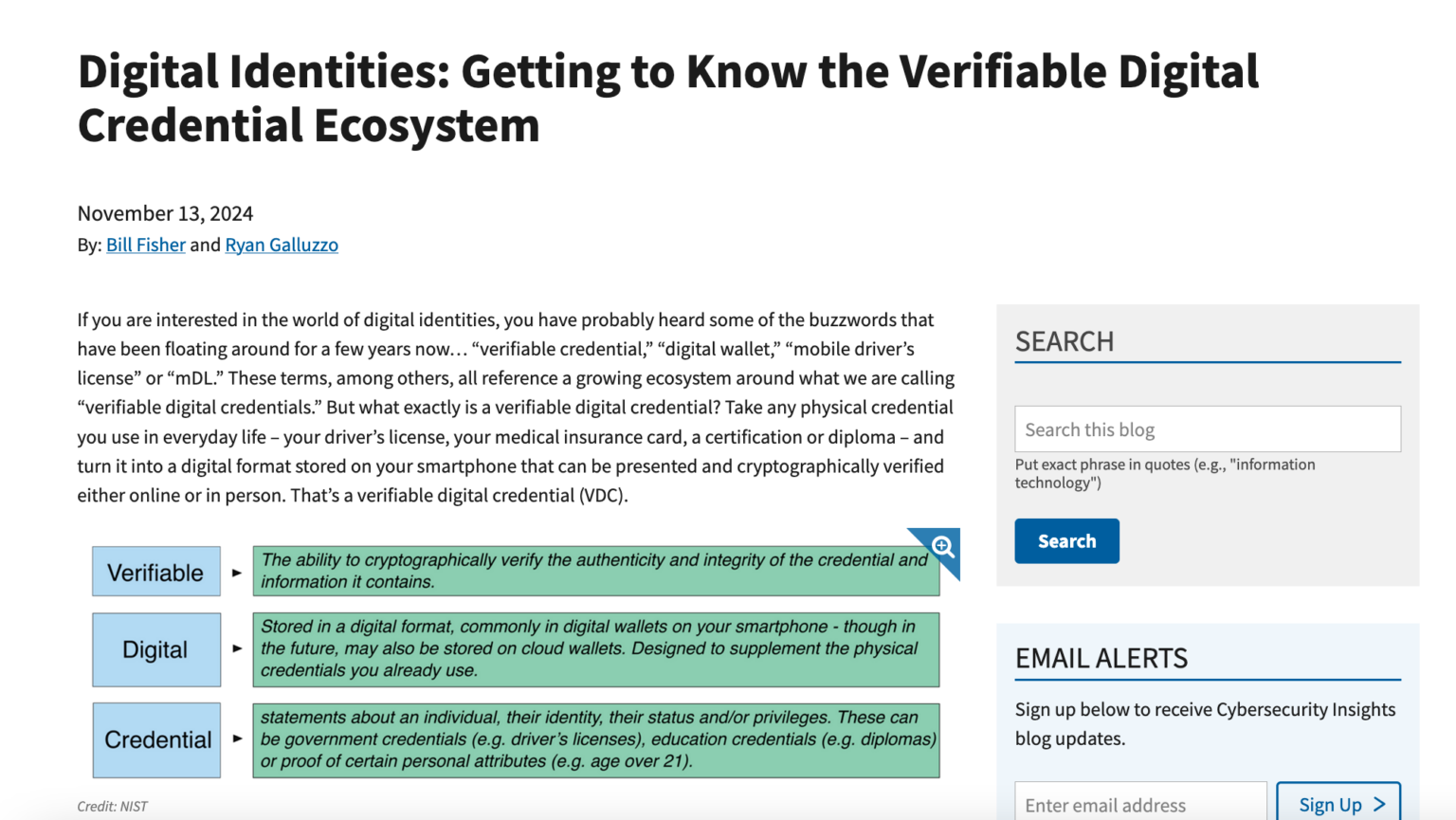 Digital Identity Glossary - Digital Government Hub